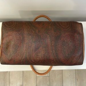 Etro | Bags | Vintage Etro Paisley Satchel Boston Bag | Poshmark